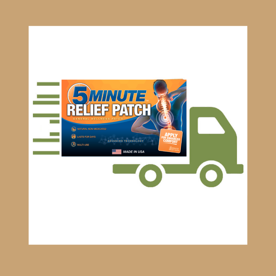 Five Minute Relief Patches (10 Patch Autoship) | Tuning Element